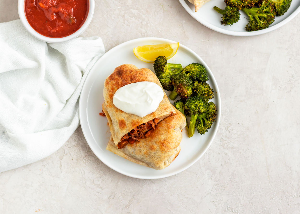 Baked [Leftover] Ropa Vieja Chimichanga | Cook Smarts