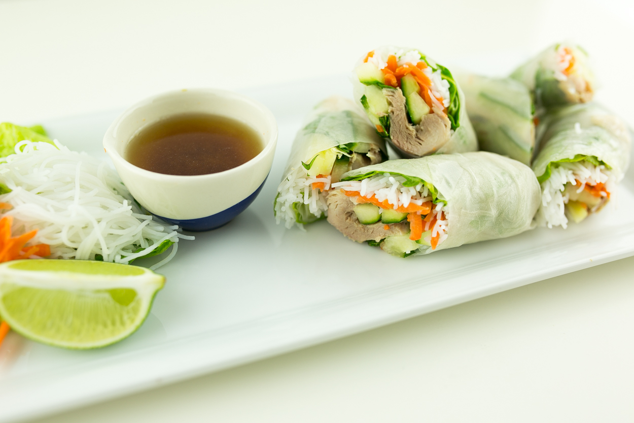 Rotisserie Chicken Summer Rolls | Cook Smarts
