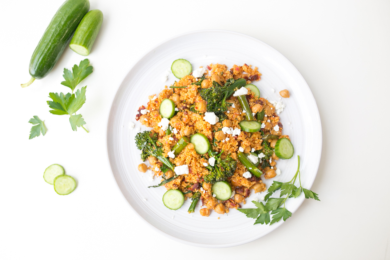 Harissa Fried [Leftover] Couscous | Cook Smarts